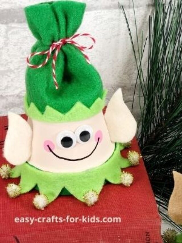 Flower Pot Elf Craft - Easy Crafts For Kids