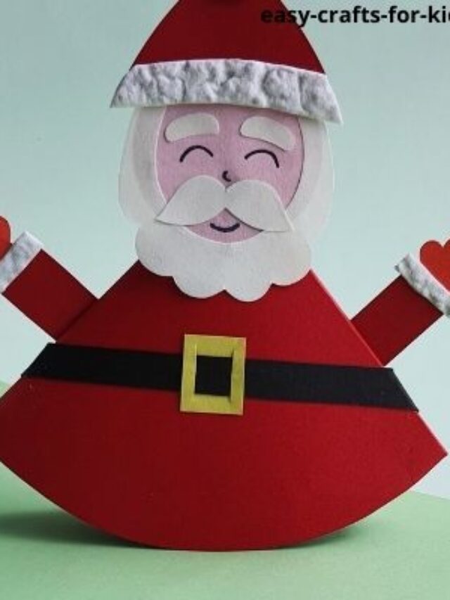Rocking Santa Claus Craft - Easy Crafts For Kids