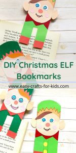 Christmas Elf Bookmark Craft for Kids