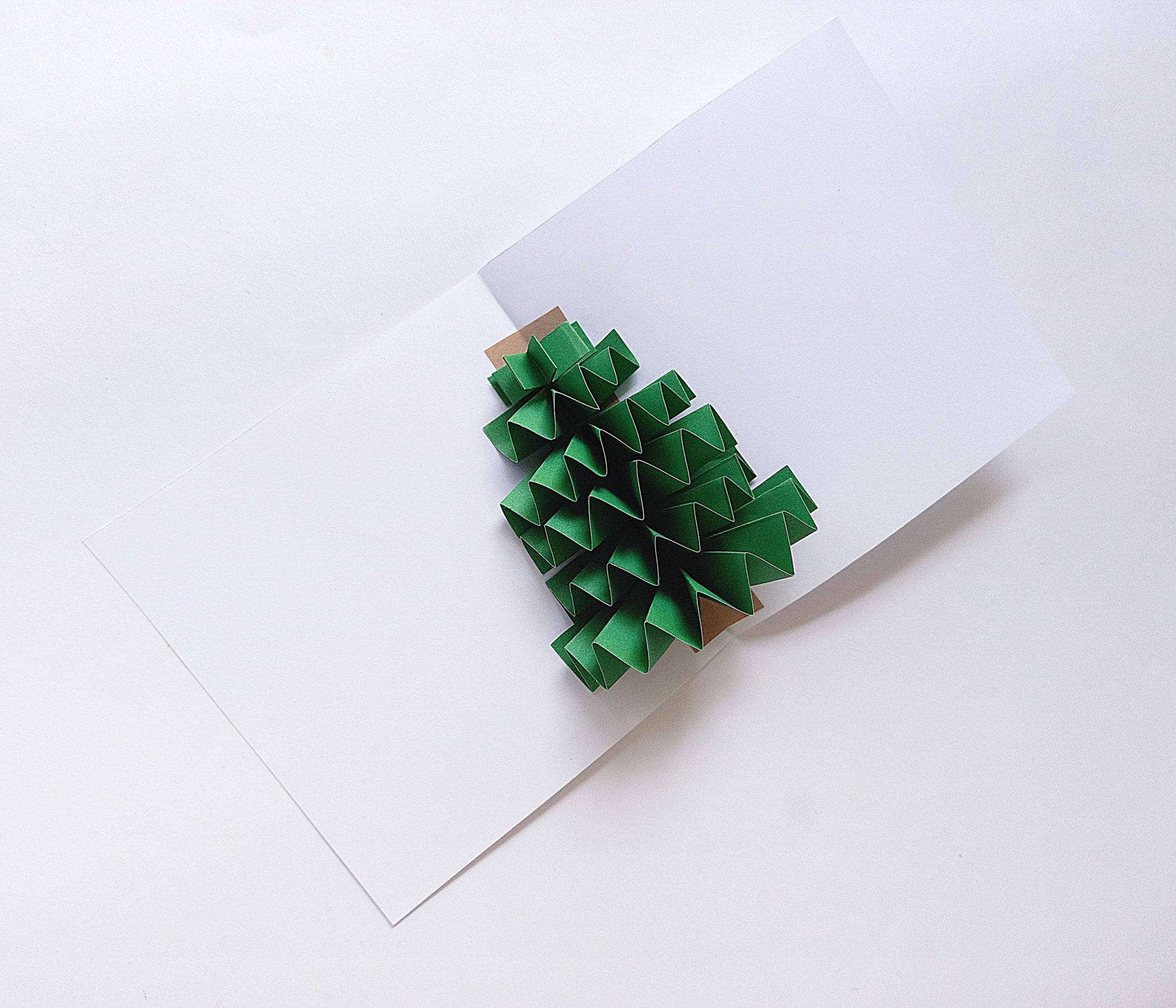 How to make a Christmas Tree Pop Up Card