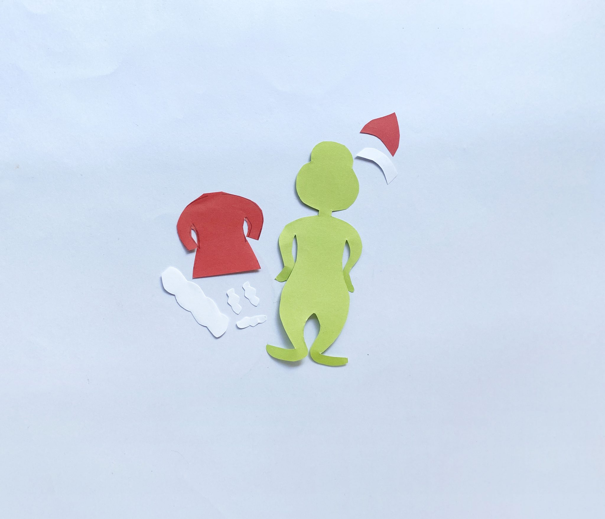 Christmas Paper Plate Grinch Craft