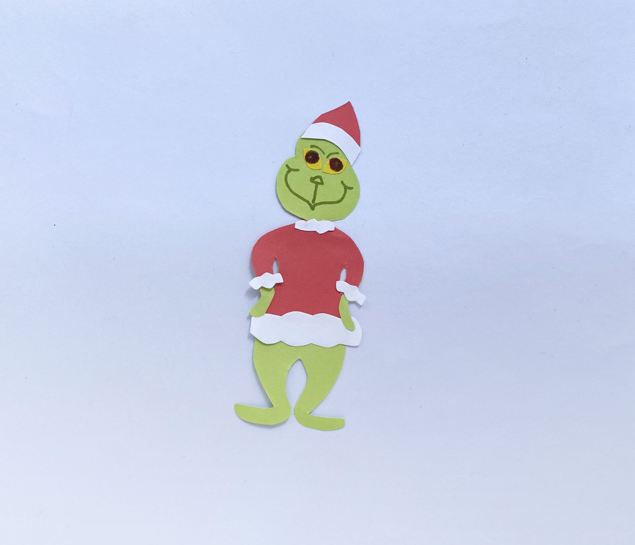 Christmas Paper Plate Grinch Craft