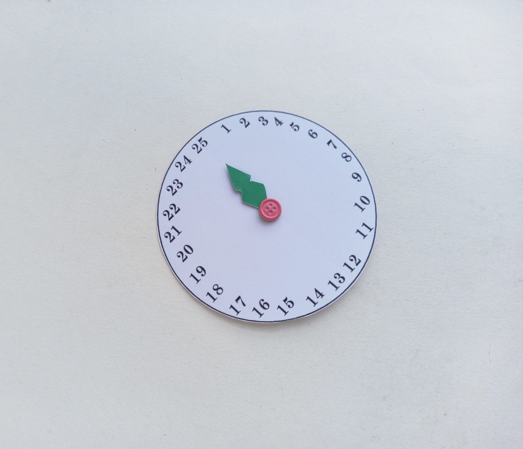 Santa Countdown Craft Clock
