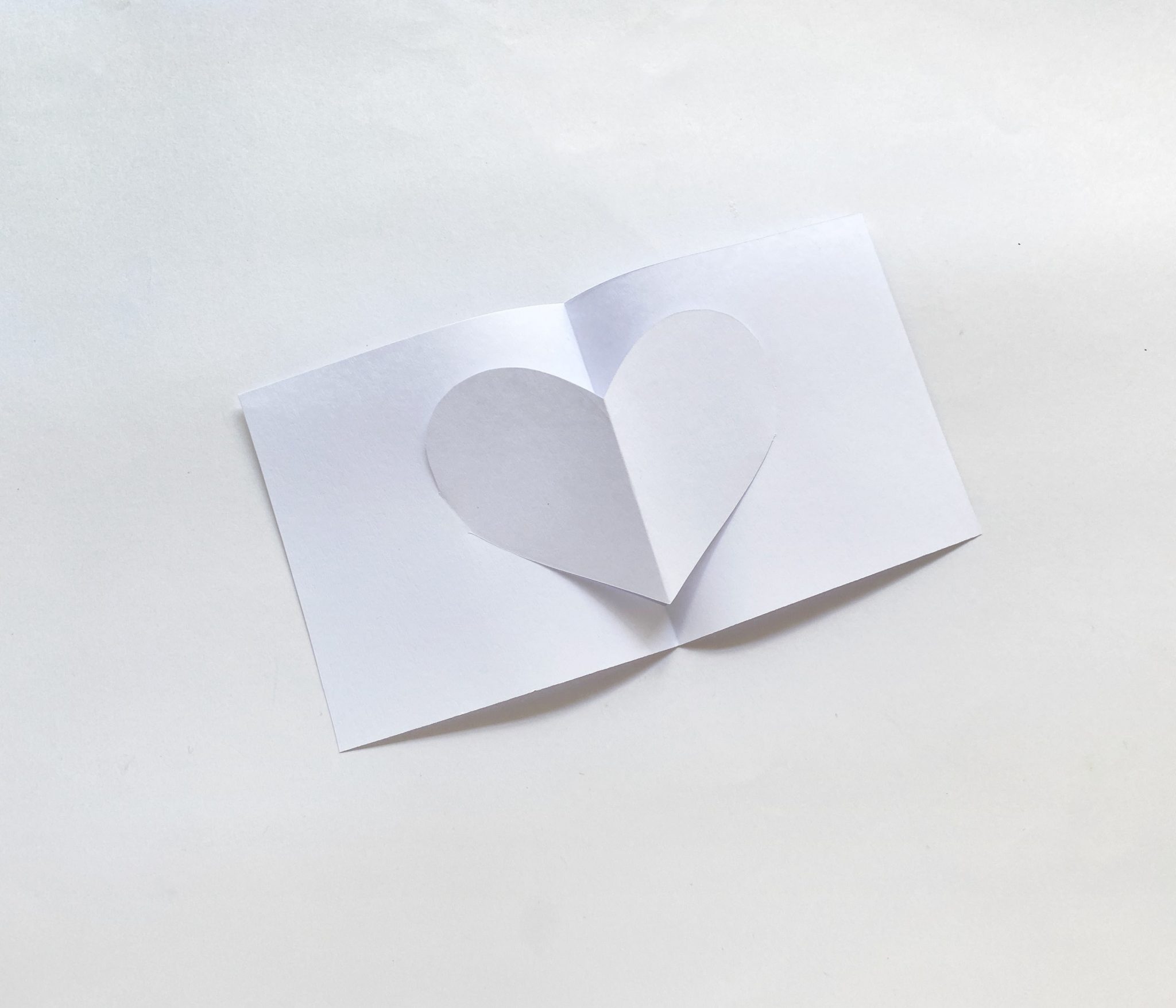 Love Heart Pop Up Card for Valentine's Day