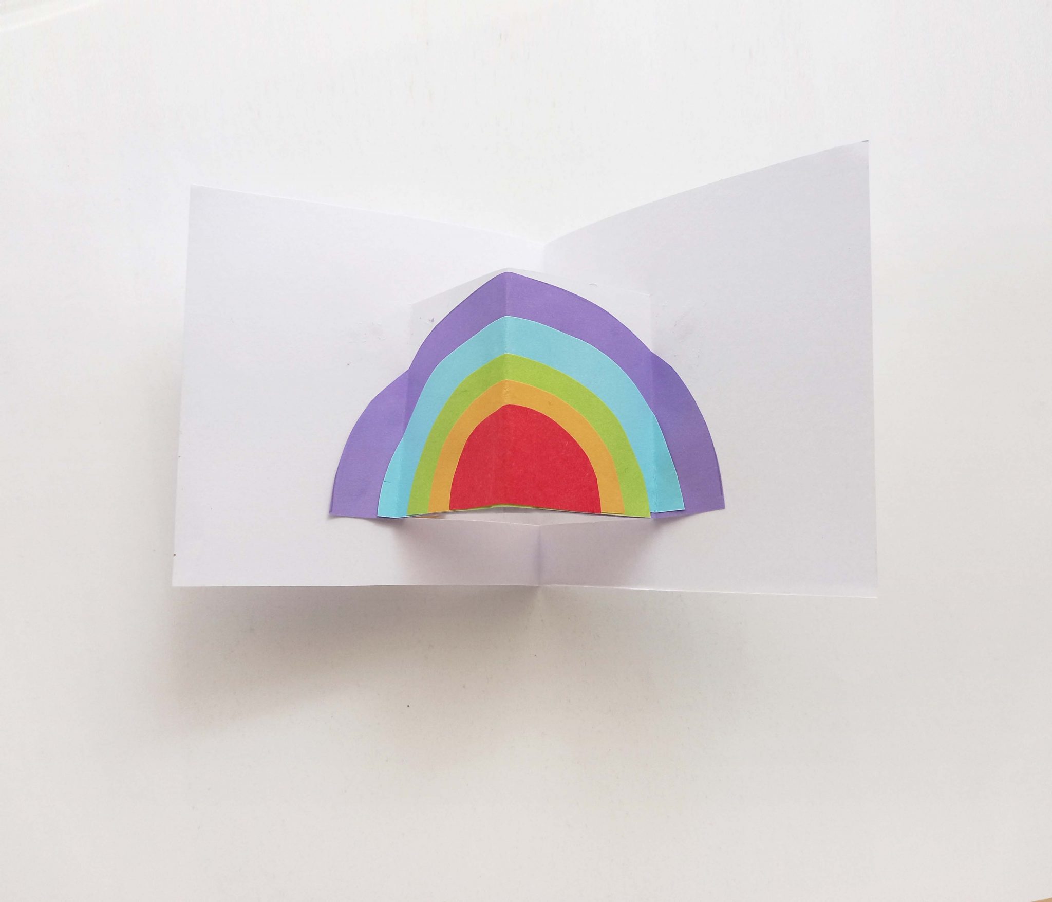 Rainbow Pop Up Card for St Patrick's Day
