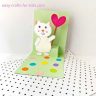Cat Pop Up Card Craft for Kids - Easy Crafts For Kids
