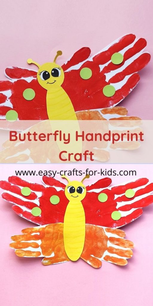 Butterfly Handprint Craft for Little Kids