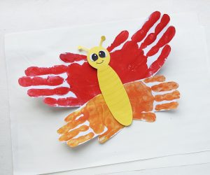 Butterfly Handprint Craft for Little Kids
