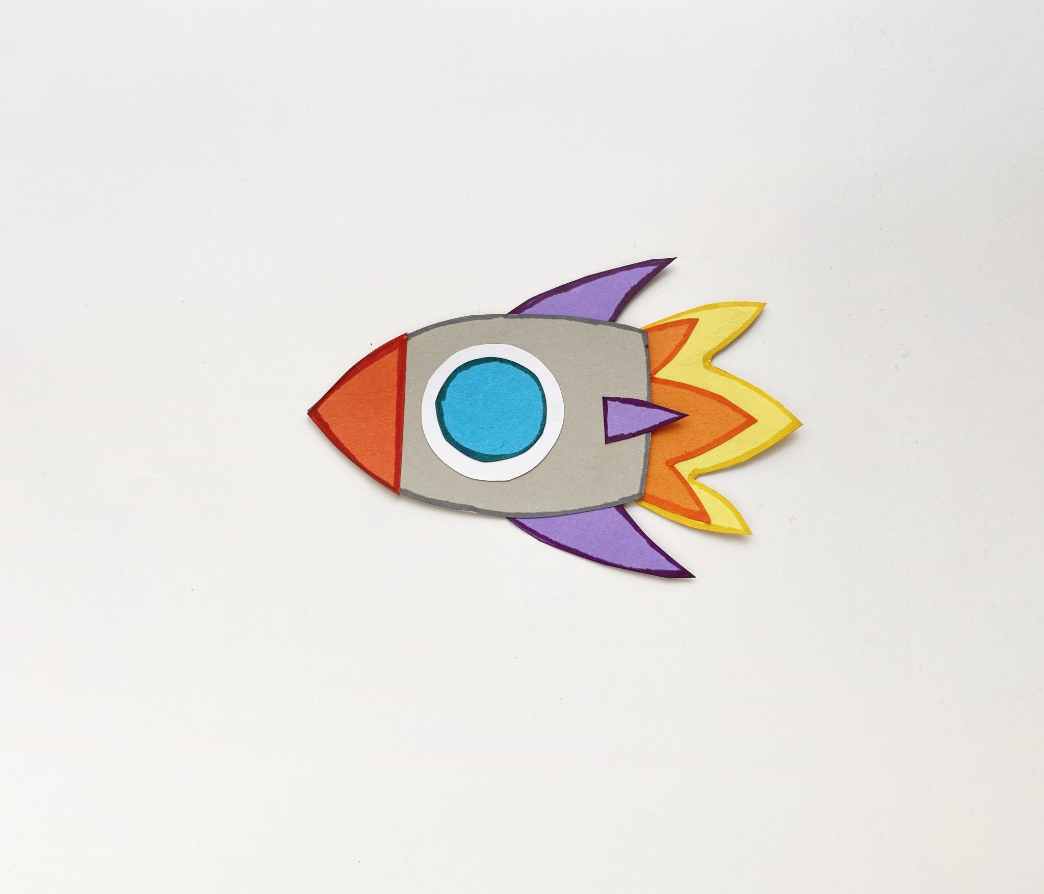 How to Make a Rocket Pop Up Card for Kids