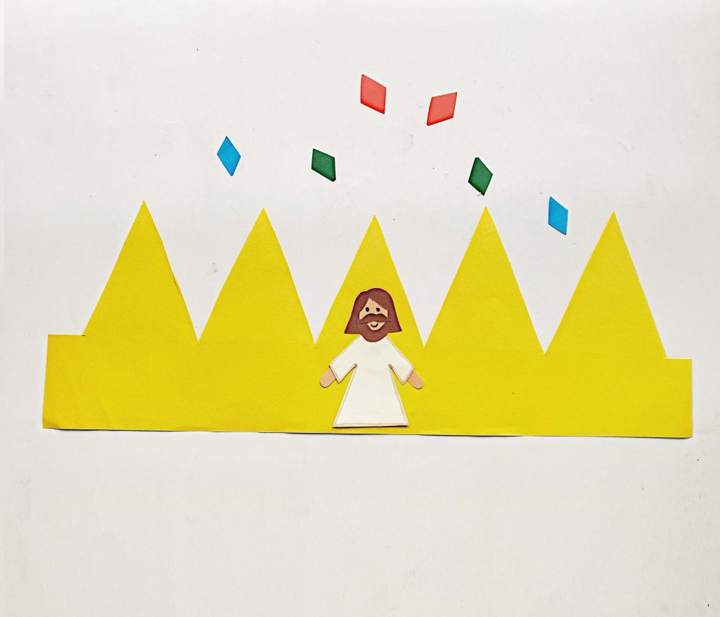 Crown Holy Week Craft for Kids