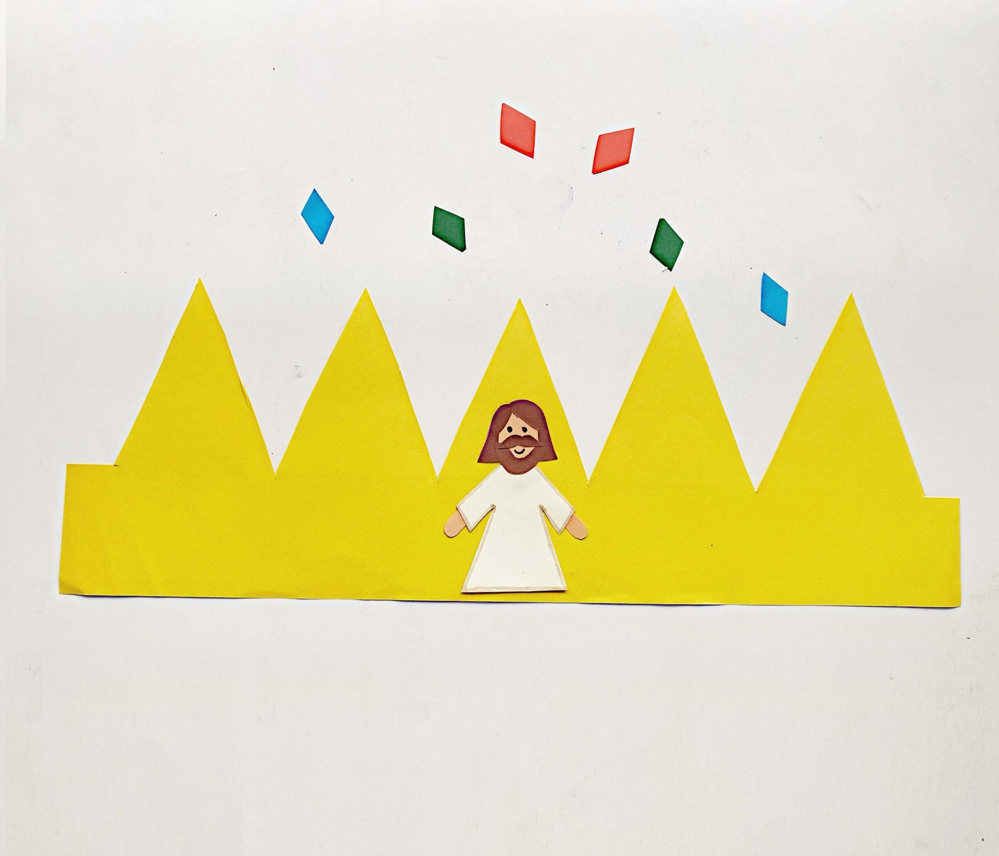 Crown Holy Week Craft for Kids