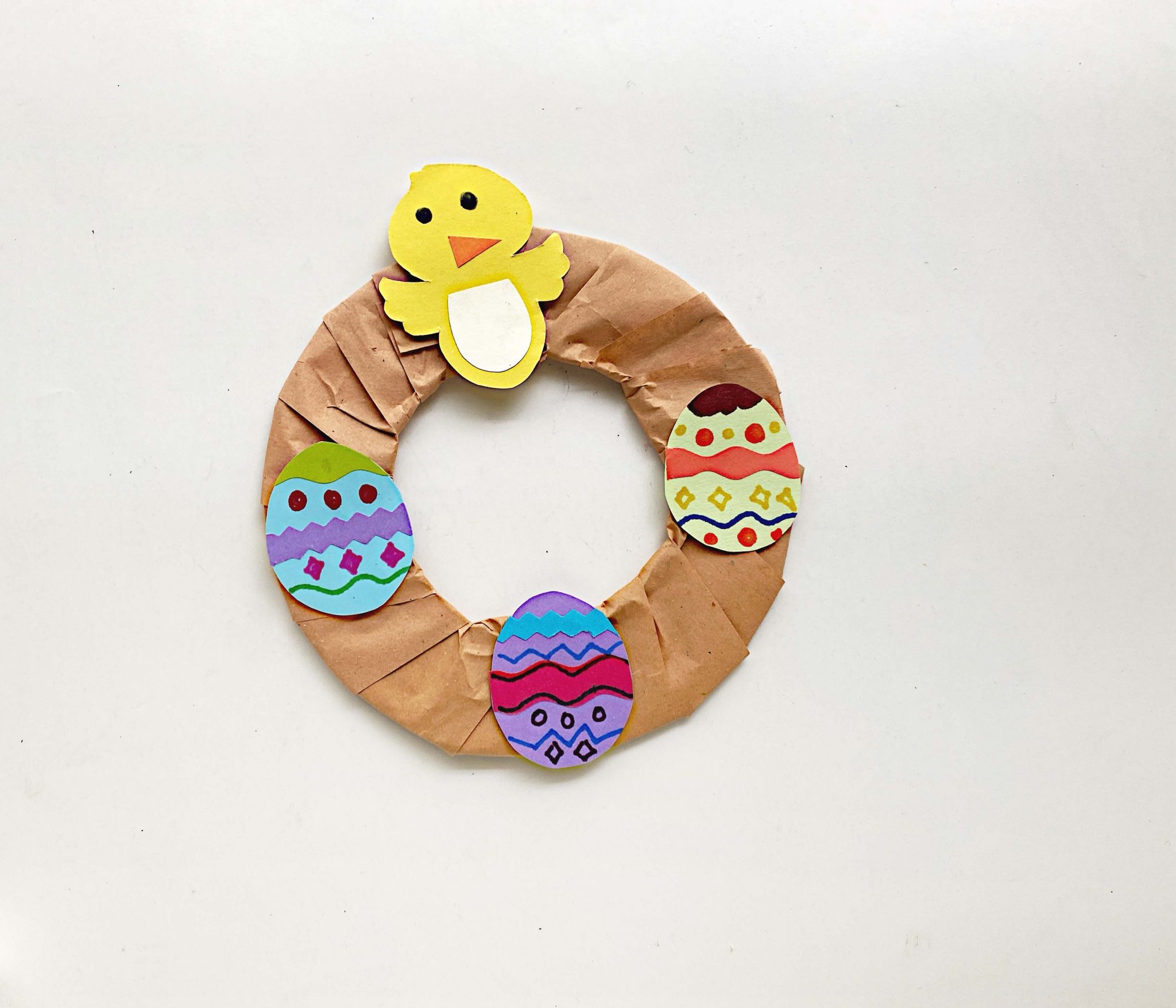 How to Make an Easter Chick Wreath