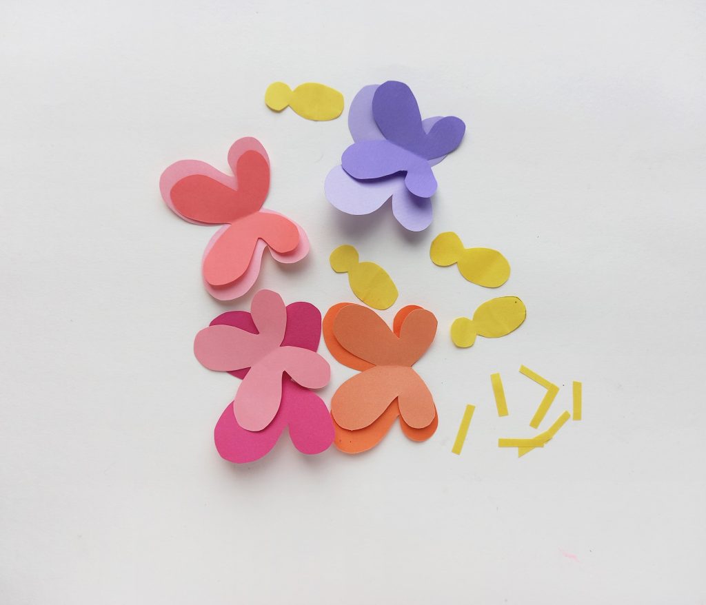 Easy Paper Butterfly Flower Garland Craft for Kids