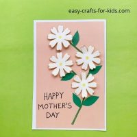 Daisy Handmade Mother’s Day Card - Easy Crafts For Kids