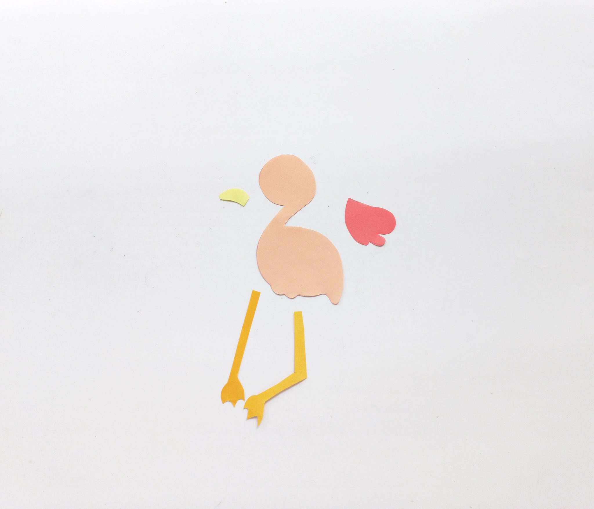Paper Plate Flamingo Craft for Kids