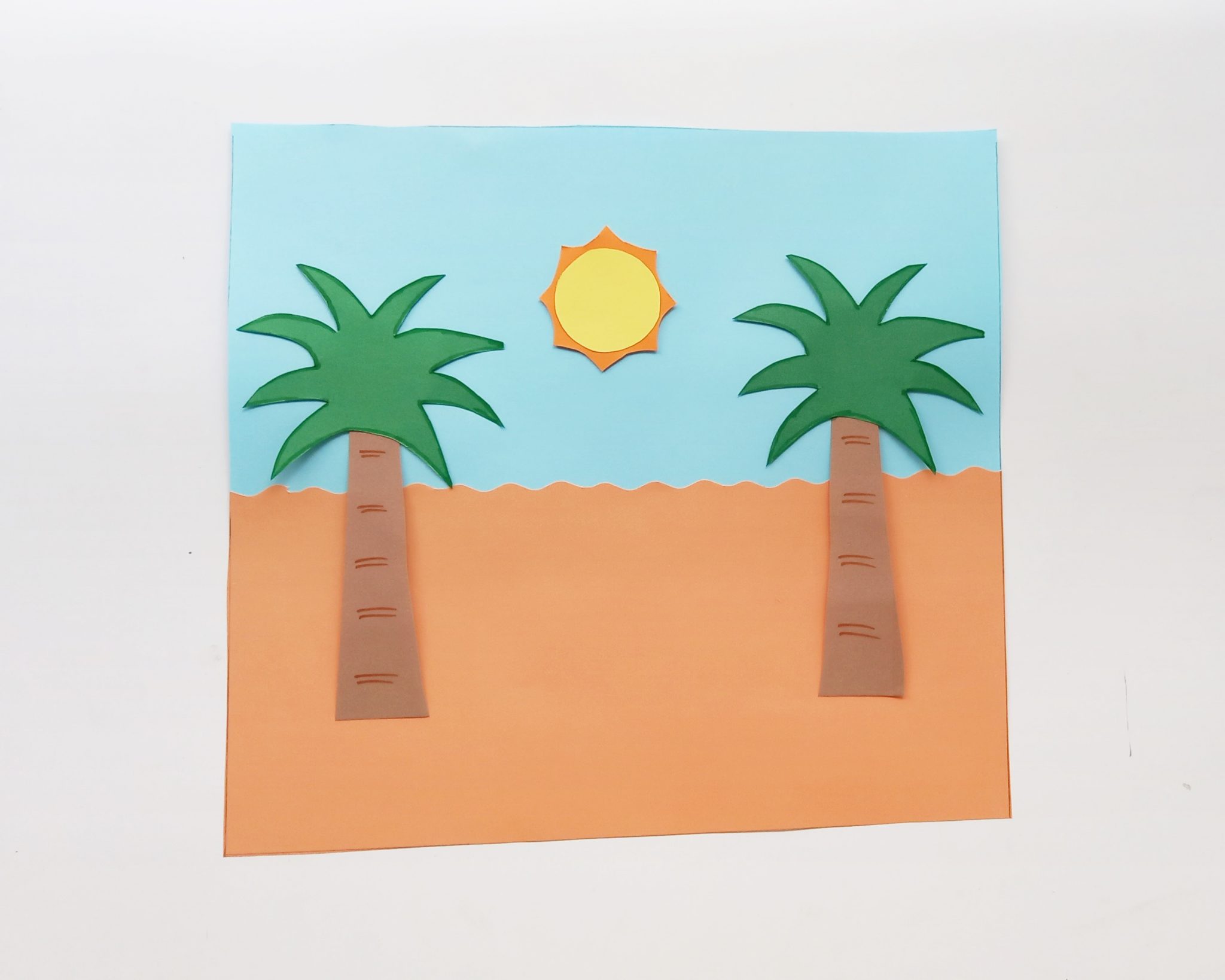 Beach Scene Craft for Kids