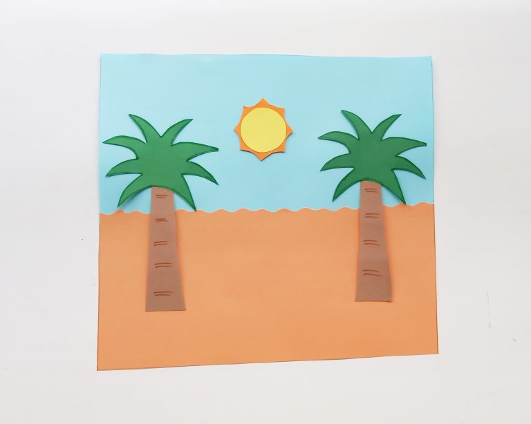 Beach Scene Craft for Kids