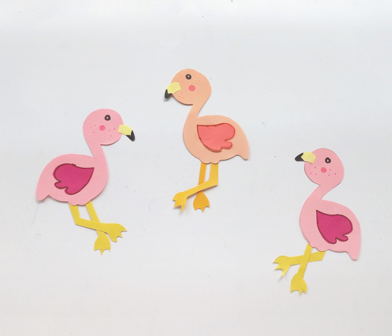 Paper Plate Flamingo Craft for Kids