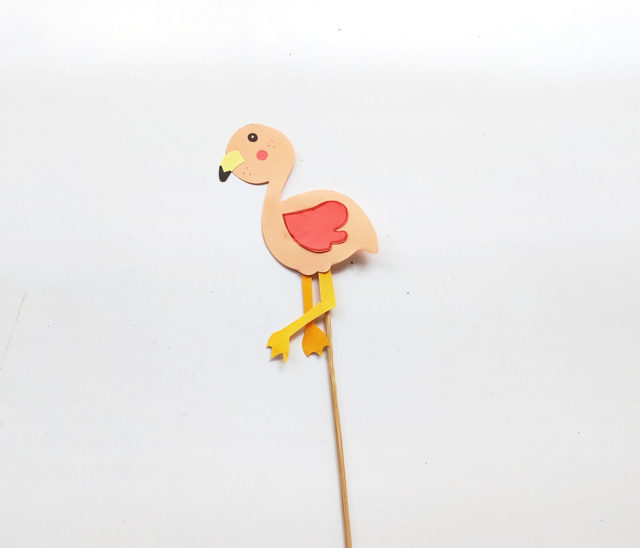 Paper Plate Flamingo Craft for Kids