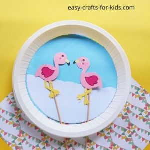 Paper Plate Flamingo Craft for Kids - Easy Crafts For Kids