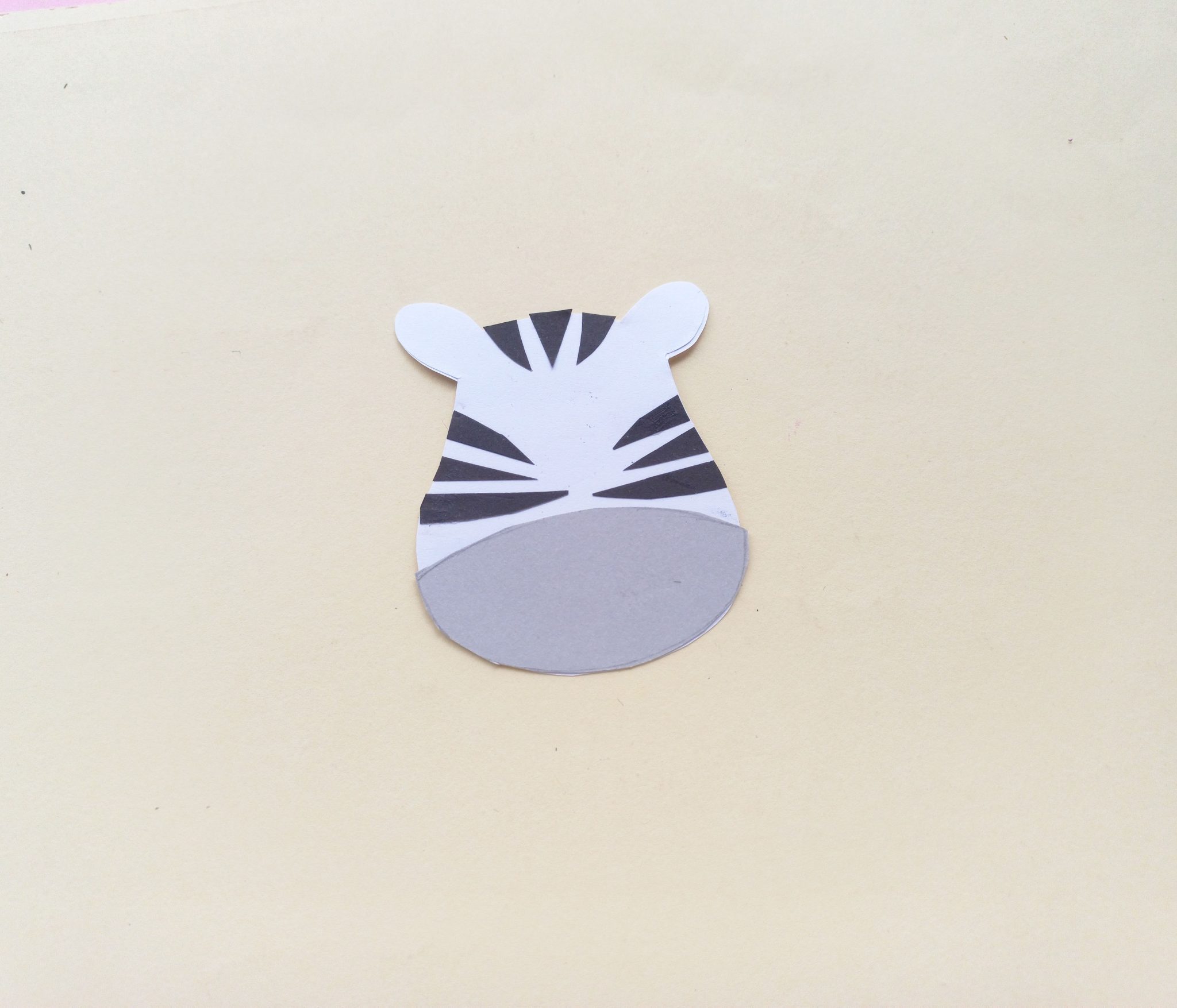 Toilet Paper Roll Zebra Craft