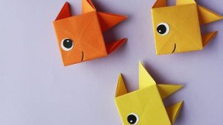 Goldfish Origami Tutorial A Cute Fish By @htquyet From A Nice Video By