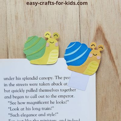 Snail Bookmark Ideas DIY - Easy Crafts For Kids