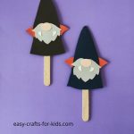 How to make Vampire Gnome Puppets - Easy Crafts For Kids