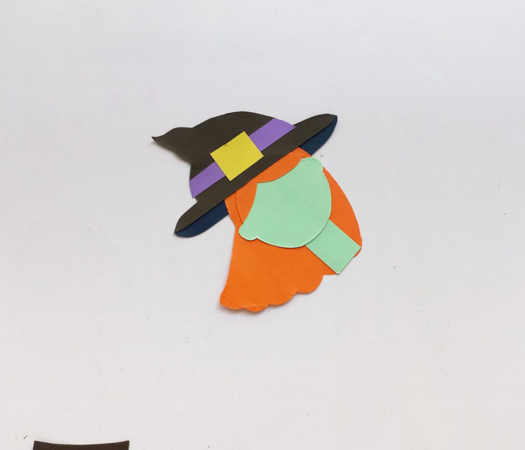 DIY Pop Up Witch Halloween Birthday Card Craft for Kids