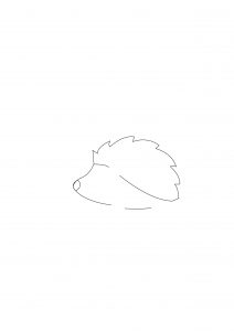 How to Draw an Easy Hedgehog Step by Step
