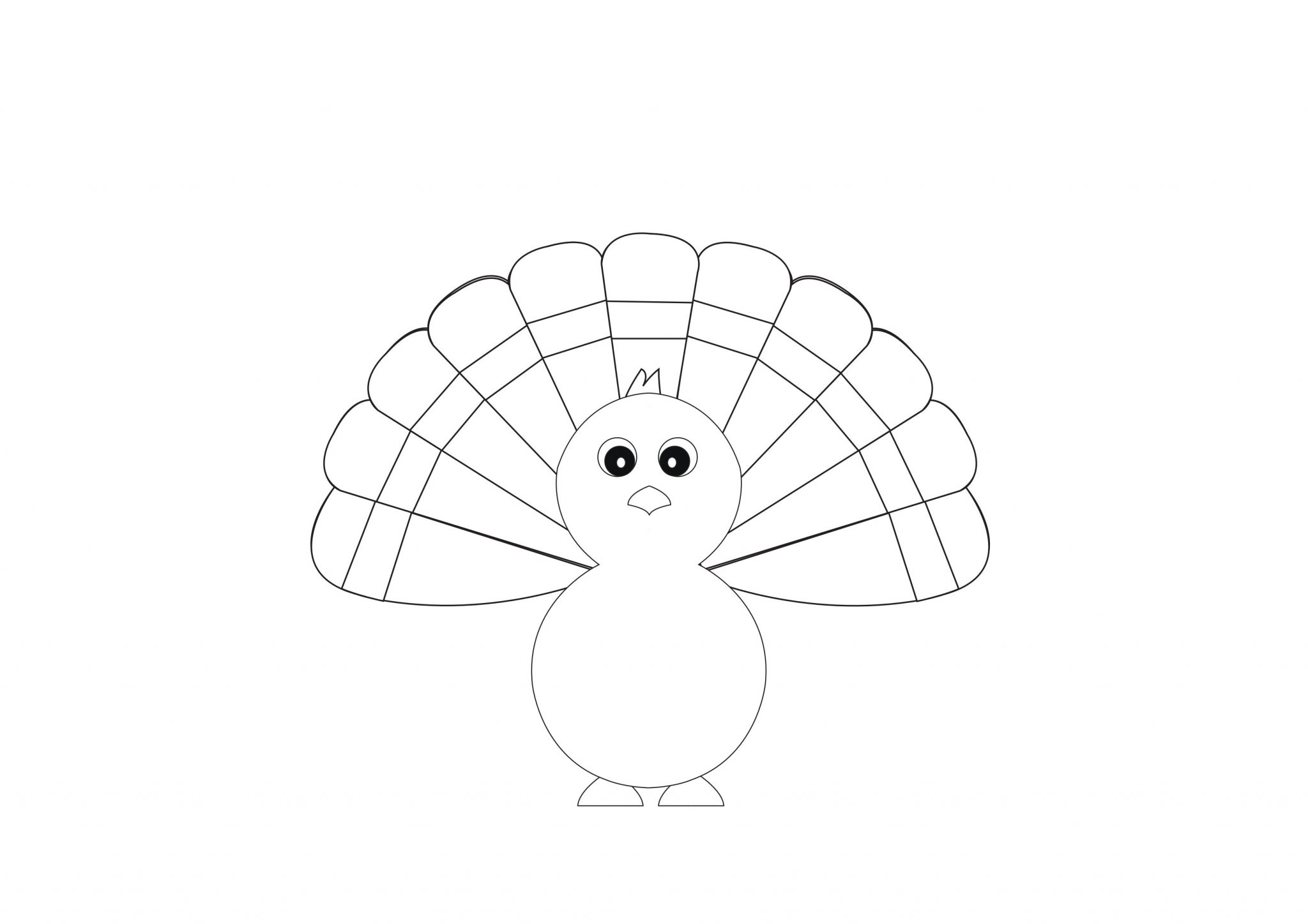 How to Draw a Turkey Step By Step - Thankgiving Drawing for Kids