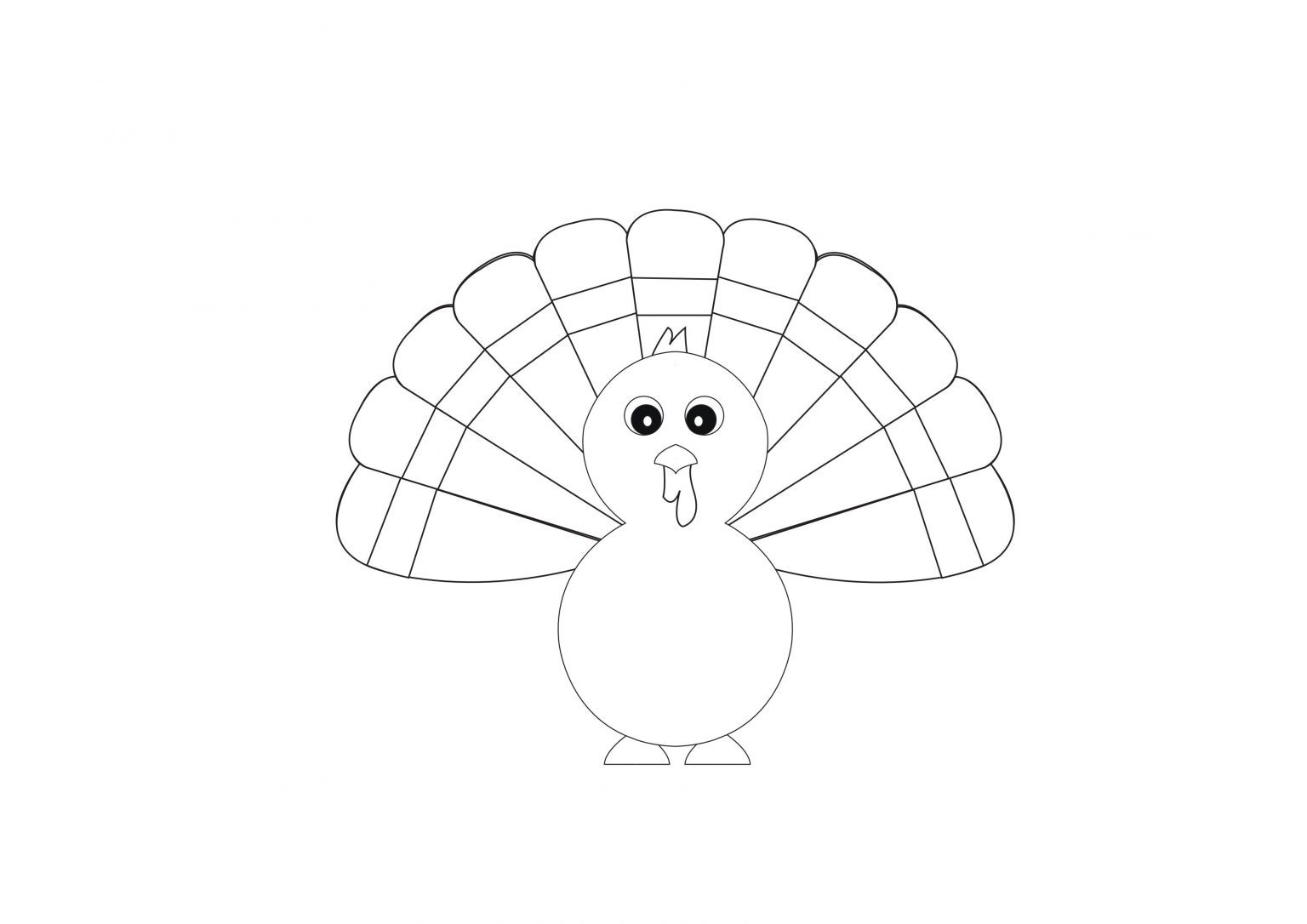 How to Draw a Turkey Step By Step - Thankgiving Drawing for Kids