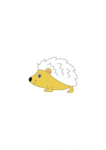 How to Draw an Easy Hedgehog Step by Step