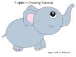How to Draw an Elephant Easily – Step by Step Elephant Drawing Tutorial ...