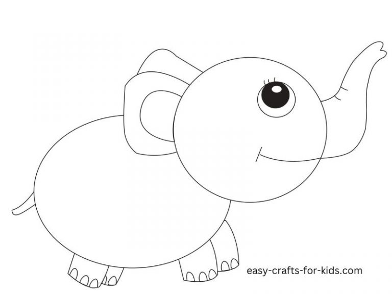 How to Draw an Elephant Easily - Step by Step Elephant Drawing Tutorial