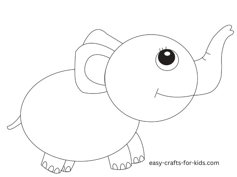How to Draw an Elephant Easily - Step by Step Elephant Drawing