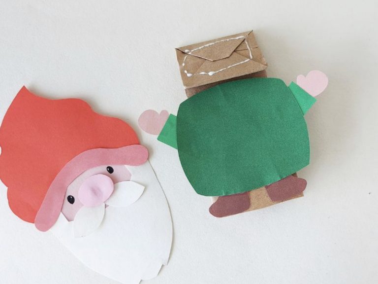 How to Make a Gnome Paper Bag Puppet