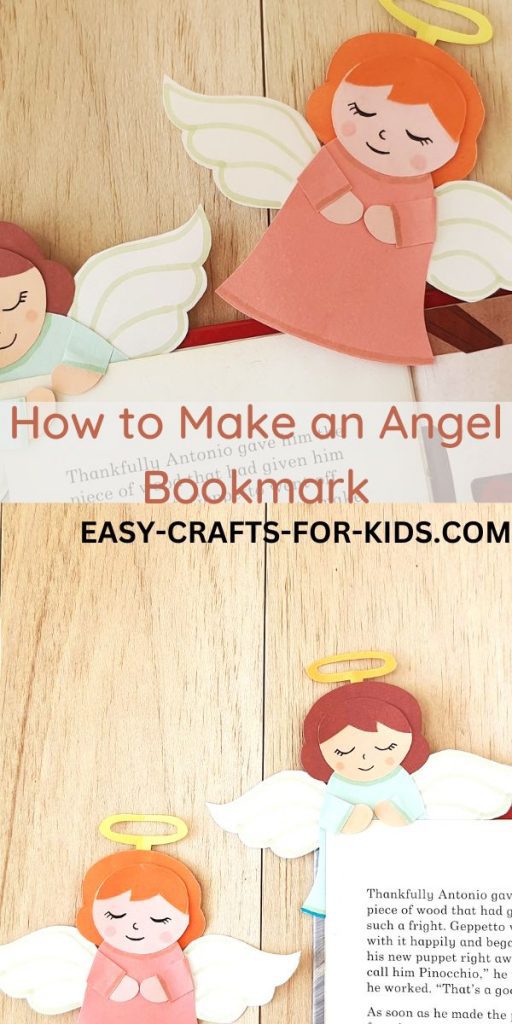 How to Make a Christmas Angel Bookmark for Kids