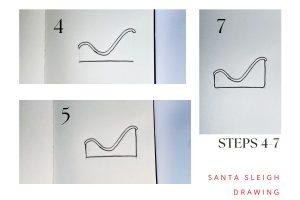How to Draw Santa in a Sleigh