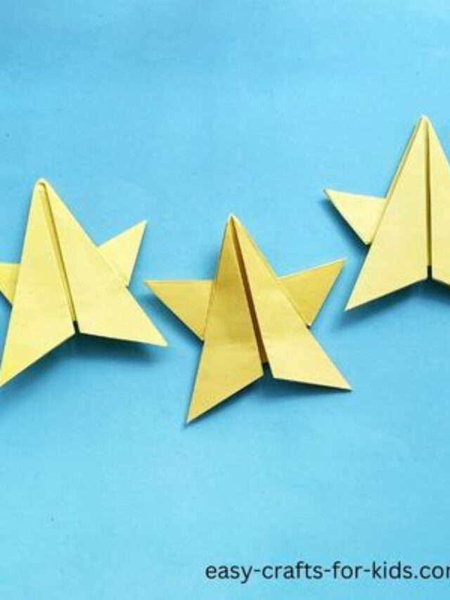 5 Pointed Origami Star for Kids - Easy Crafts For Kids