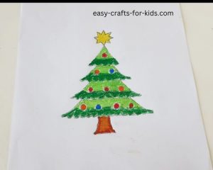 How to Draw a Christmas Tree - Christmas Tree Drawing for Kids