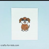 How to Draw a Dog Step by Step for Kids - Draw Puppy Easy