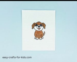 How to Draw a Dog Step by Step for Kids - Draw Puppy Easy