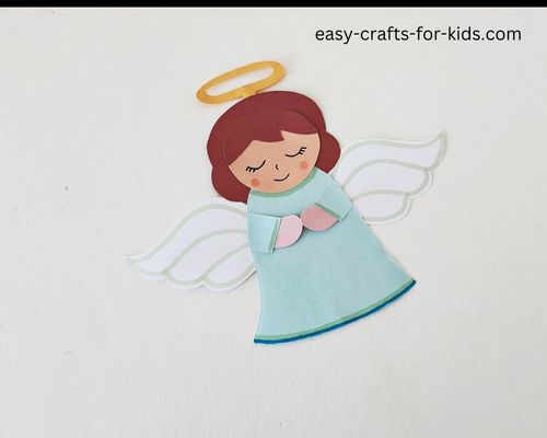 How to Make a Christmas Angel Bookmark for Kids
