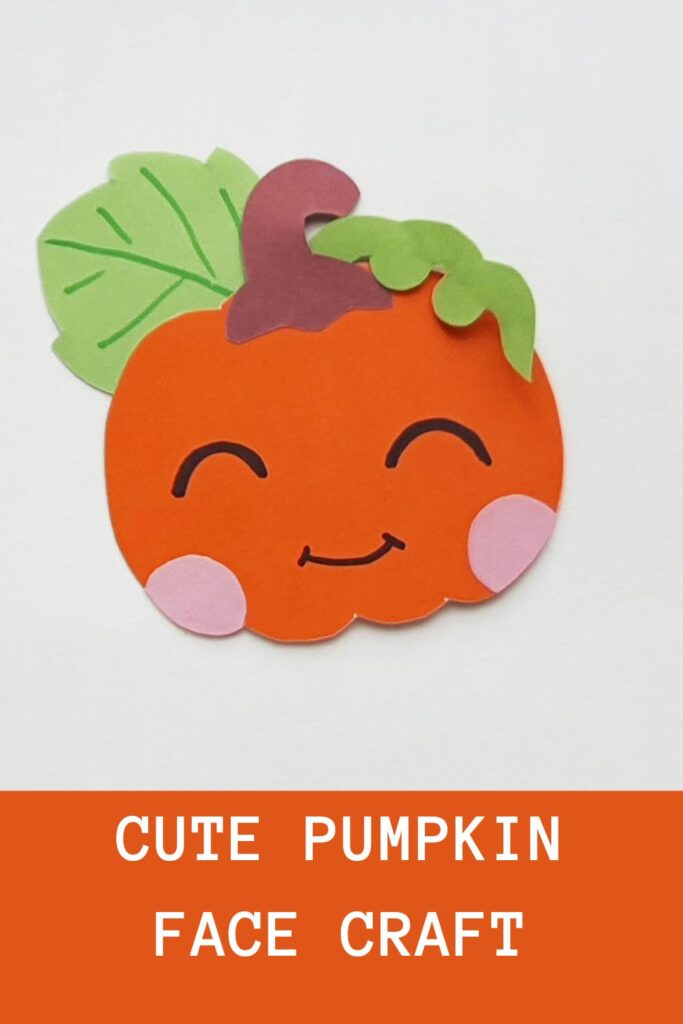 Cute Pumpkin Face Craft for Kids