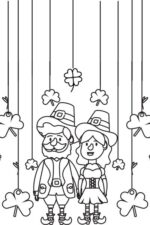 Cute Leprechaun Coloring Pages