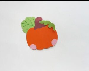 Cute Pumpkin Face Craft for Kids