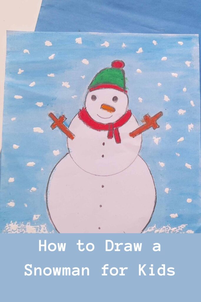 How to Draw a Snowman for Kids