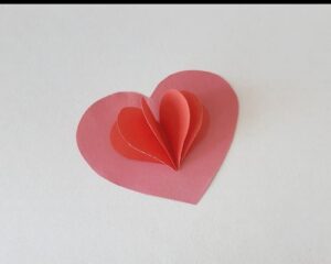 Flamingo Heart Shaped Craft