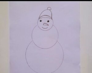 How to Draw a Snowman for Kids